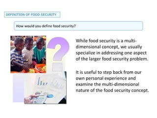 Lecture 2 food security | PPTX