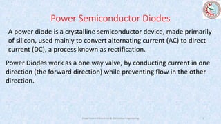 Lecture 2: Power Diodes | PPTX