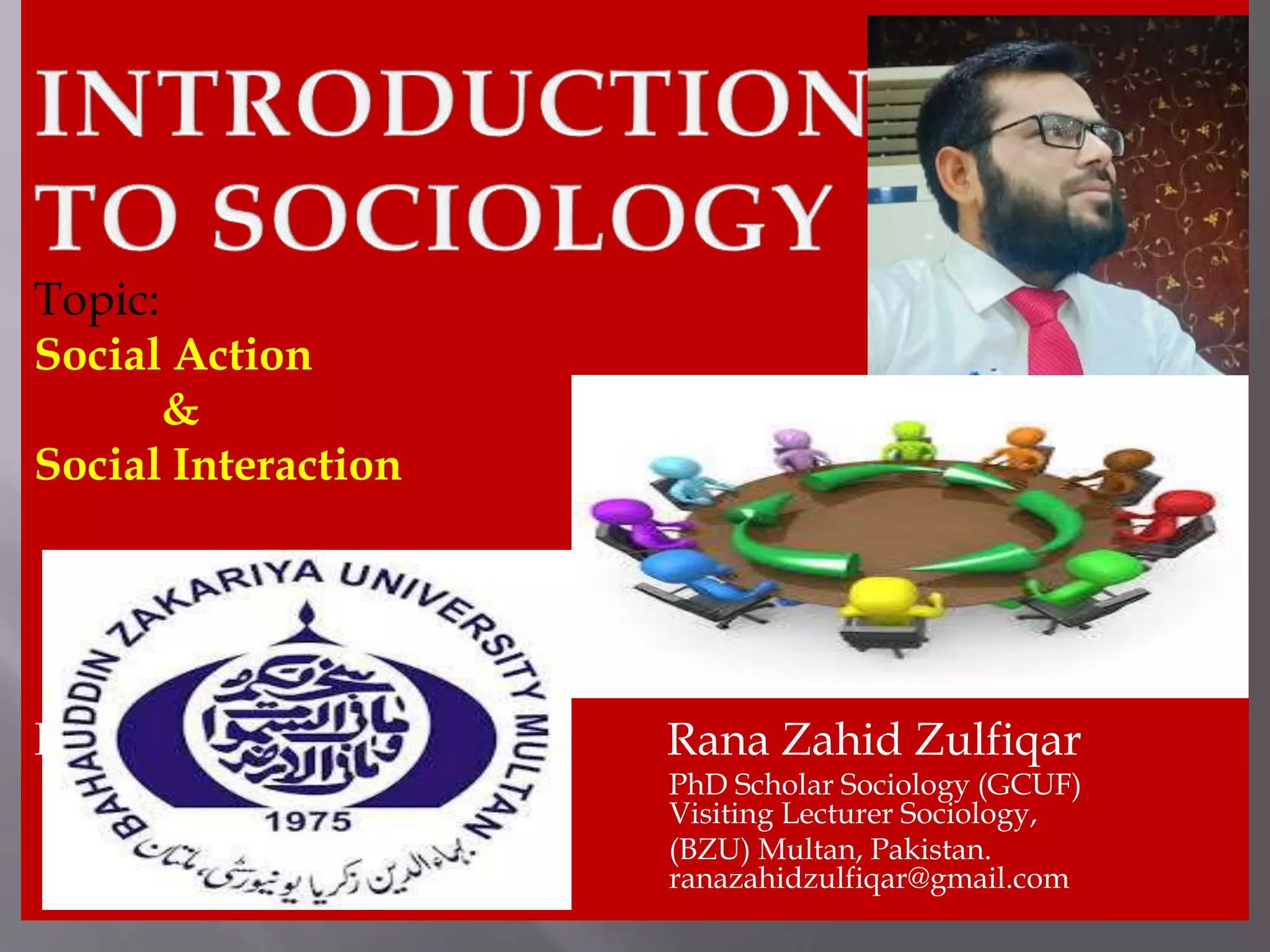 Social action and social interaction | PPT
