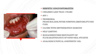 GINGIVA IN CHILDREN | PPTX