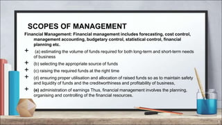 SCOPE OF MANAGEMENT | PPT