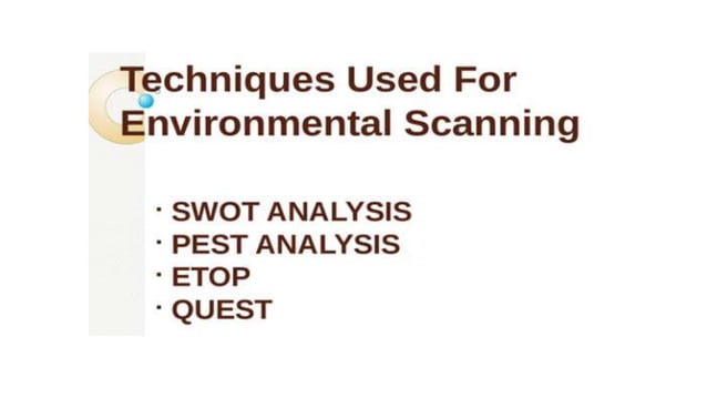 Environmental Scanning | PPT