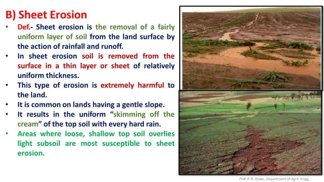 Lecture 2. Accelerated Erosion.pptx | Gardening | Home & Garden