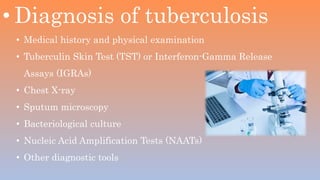 Organization of detection and diagnostics of tuberculosis | PPTX