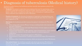 Organization of detection and diagnostics of tuberculosis | PPTX