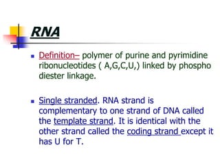 Lecture 2. Chemistry of NA Purines & Pyrimidines.ppt