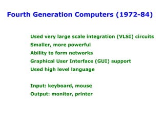Computer, generations, languages, soft wares | PPT