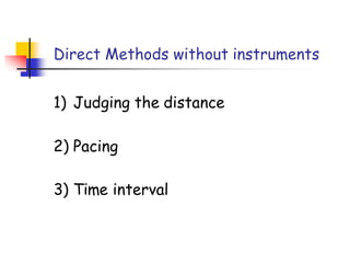 Distance Measurements, Principle and Methods | PDF