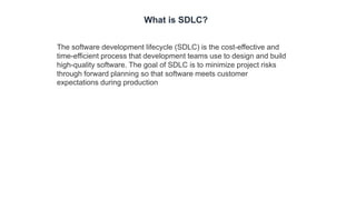 Software Design Architecture SDA SDLC DETAILS | PPTX