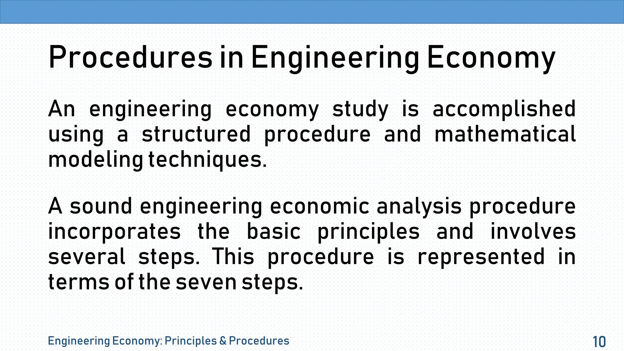 Engineering economic analysis of a system when failed | PPT