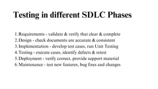 Software Development Lifecycle Presentation | PDF