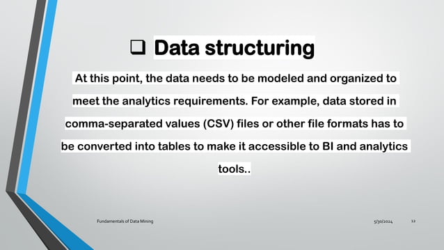 Fundamentals Of Data Mining In Object Oriented Programming Ppt 9575