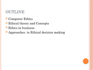 Lecture 2.pptx Tools for Ethical Decisions | PPTX