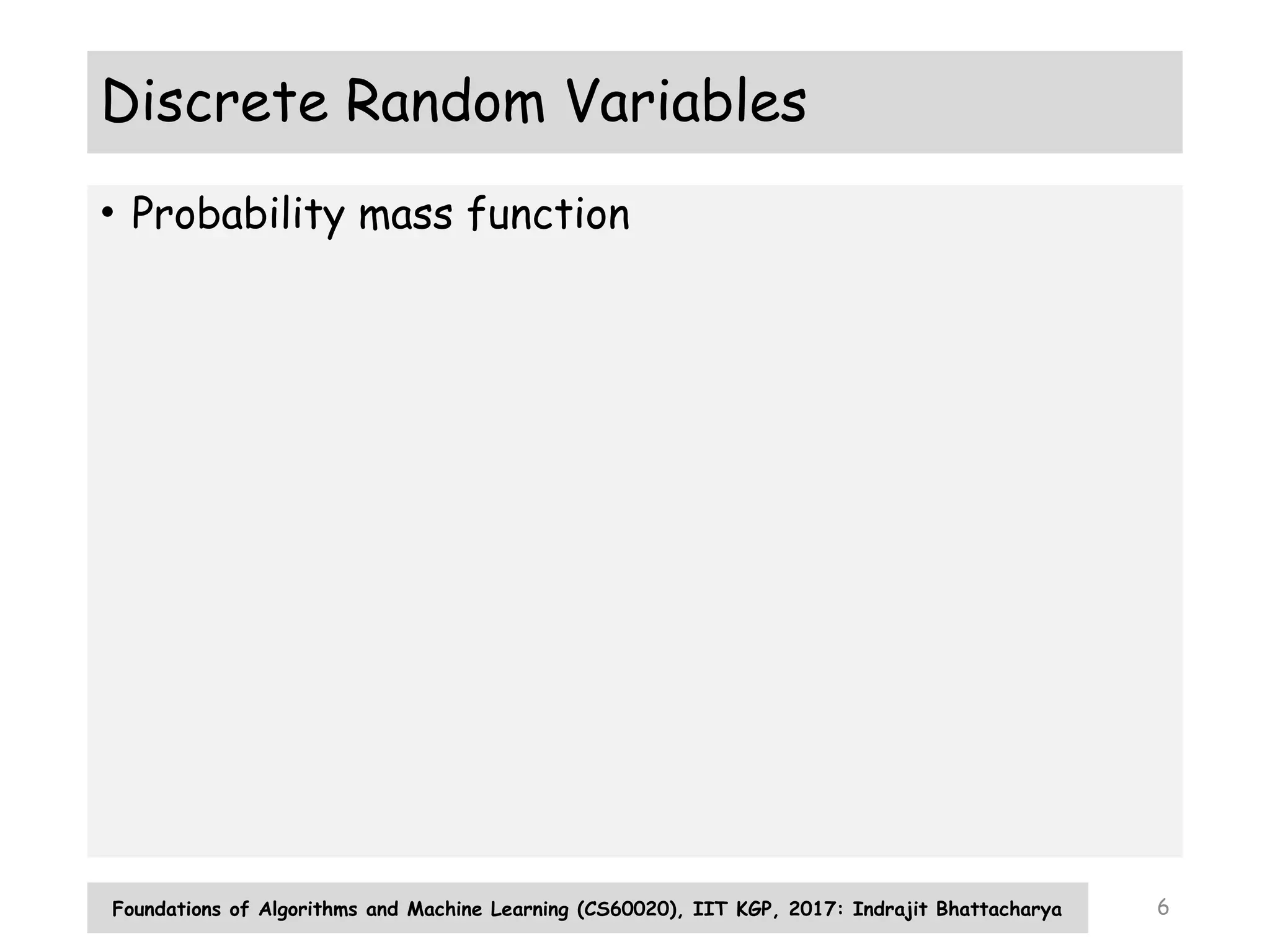 New lecture on Probability for machine learning.pptx | Physics | Science