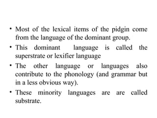 When two language communities meet they affect each other | PPT