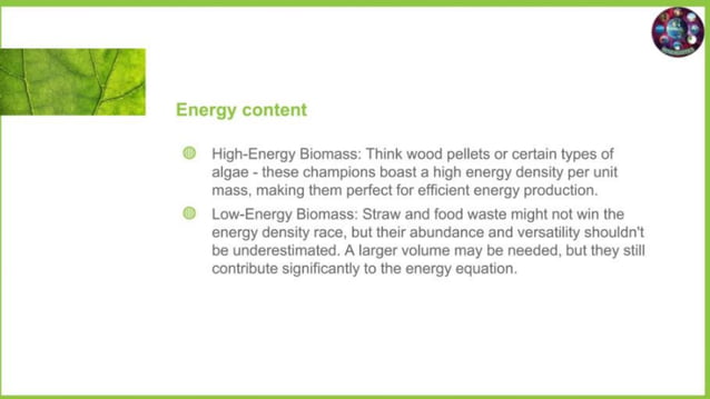 Introduction biomass and its structure and uses | PPT