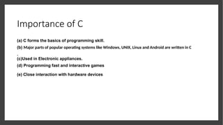 Lecture2. Basic Structure of C Program.pptx