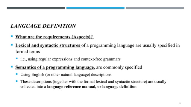 Compiler Construction Chapter 2 Very Simple | PPT