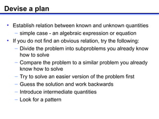 Polya's Four Step Problem Solving Math in Modern World.ppt