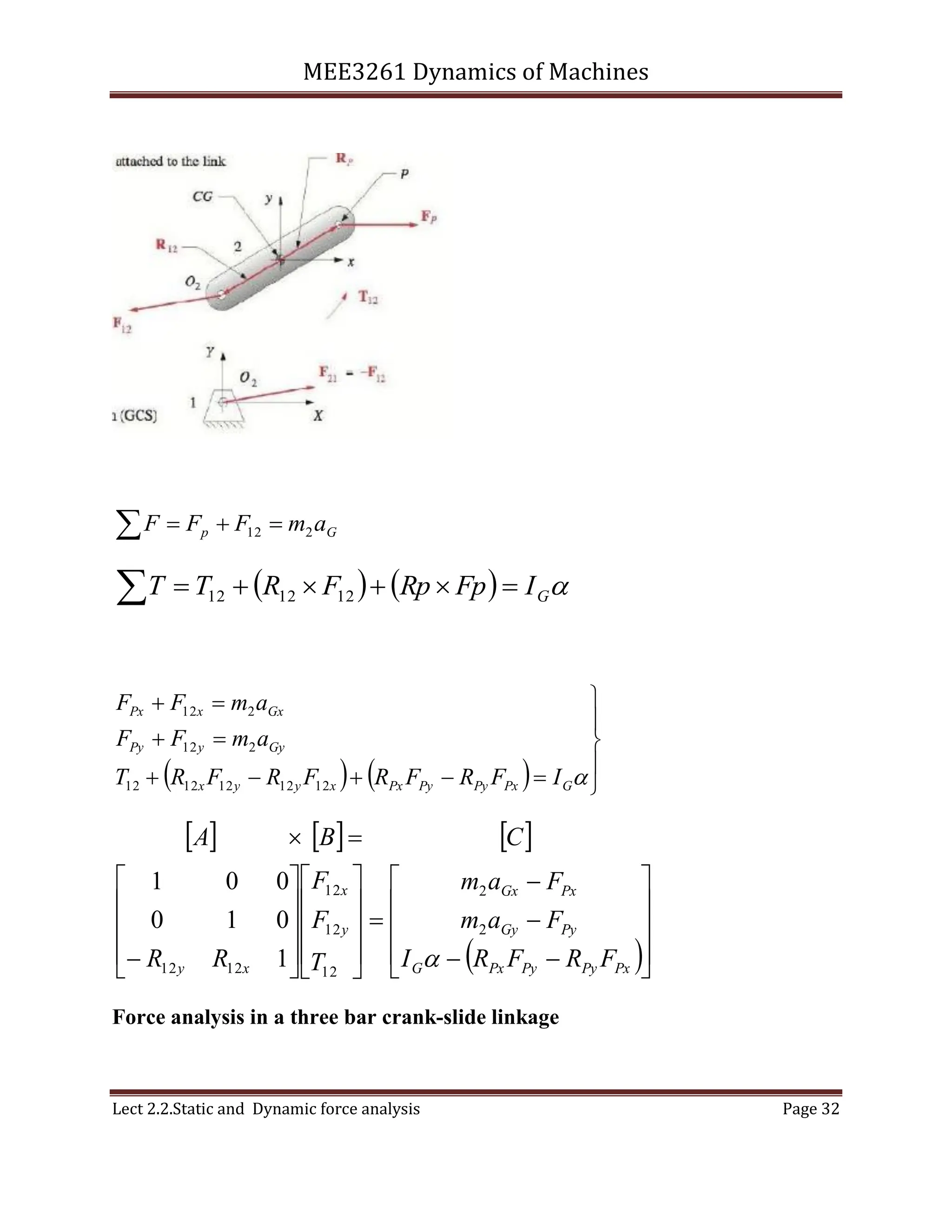 Lecture 2.2 Static and Dynamic Force Analysis.pdf
