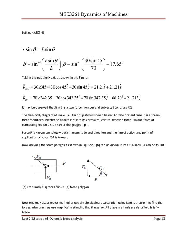 Lecture 2.2 Static and Dynamic Force Analysis.pdf