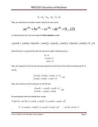 Lecture 2.2 Static and Dynamic Force Analysis.pdf