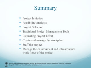 System analysis and design project management .ppt