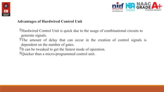 Lecture 2.1.1 (Design of control unit-Hardwired control unit).pptx