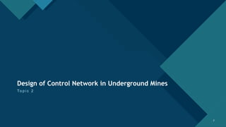 Design of Control Network in Mine Surveying | PPTX