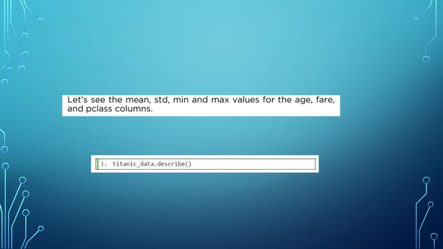 preprocessing of data using python language | PPT