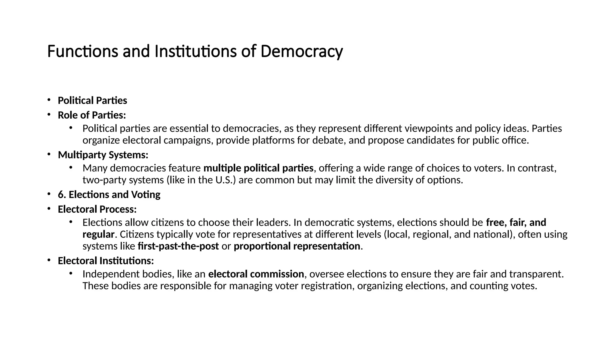 Democracy and the basic Governmental Structure of Pakistan | PPTX