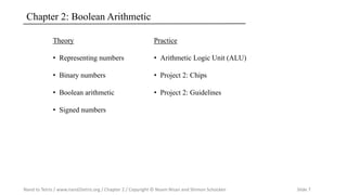 Boolean arithmetic/nandtotetris/lecture_2 | PDF