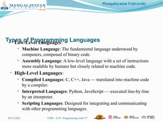 C Programming Language (Features and Components) | PPT