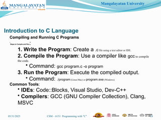 C Programming Language (Features and Components) | PPT