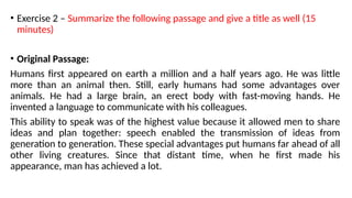 Summarizing Easy Steps with Examples here | PPTX