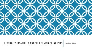 Usability and Web Design Principles Lecture 2.pptx