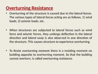 Wind and Seismic Analysis_Aspect Ratio & Overturning Resistance.pptx