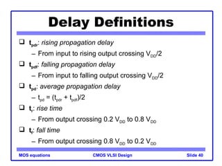 lecture2-CMOS VLSI design is broken into two steps: circuit block ...