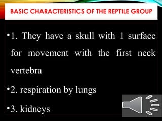 lecture 2. classification of reptiles pptx | PPTX