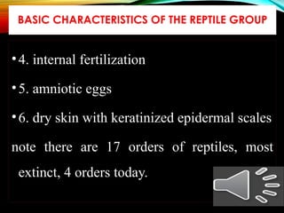 lecture 2. classification of reptiles pptx | PPTX