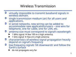 Telecommunication system introduction to wireless communication | PPT