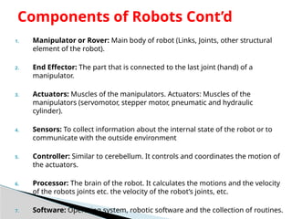 LECTURE 2 - components of robotics for engineering student.pptx
