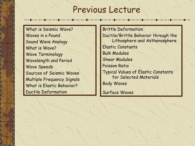ÖNCEL AKADEMİ: INTRODUCTION TO GEOPHYSICS | PPT | Physics | Science