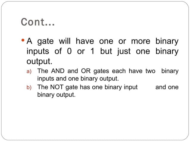 Lecture 2 4 Logic Gate And Simple Logic Circuit Ppt Physics Science