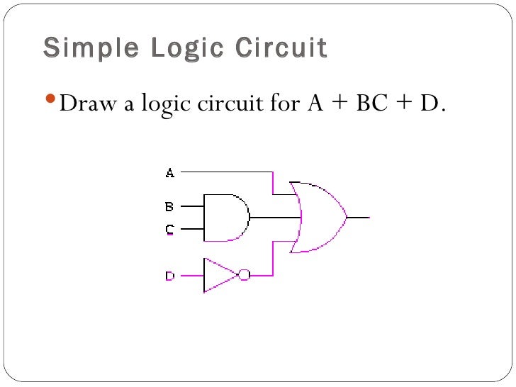 Lecture 2 4 Logic Gate And Simple Logic Circuit