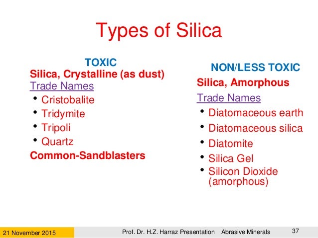 Abrasive and Abrasion Minerals