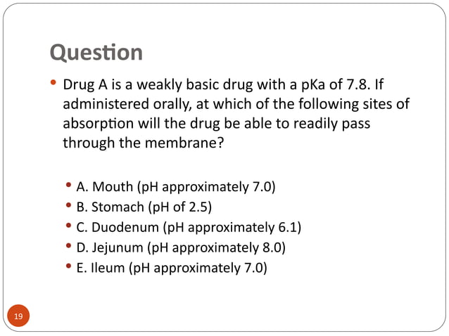 Pharmacokinetics Lecture - Absorption.ppt