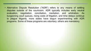 Lecture 2 - ADR vs Litigation.pdf