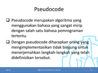 Lecture 2 algoritma-dan_flowchart | PDF