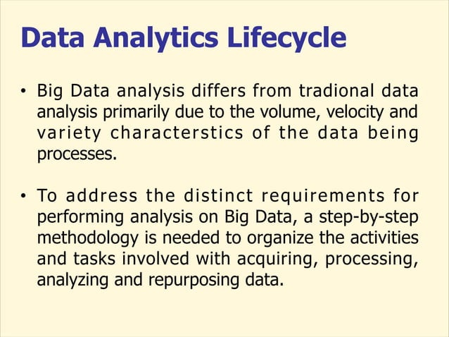 Lecture2 big data life cycle | PDF